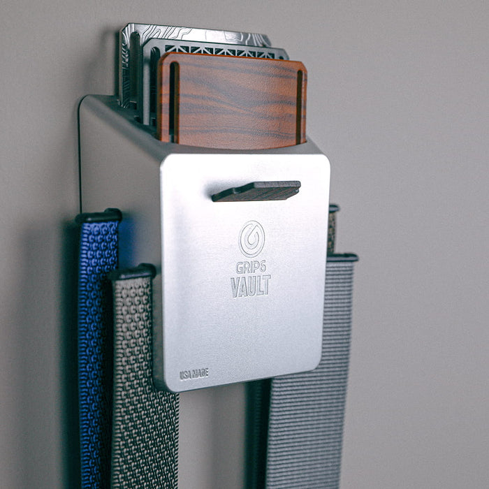 Secure Belt Organizer – Wall-Mounted Belt Storage | GRIP6 Vault