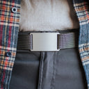 Granite Belt | Classic Web Belt in Granite Gray by GRIP6
