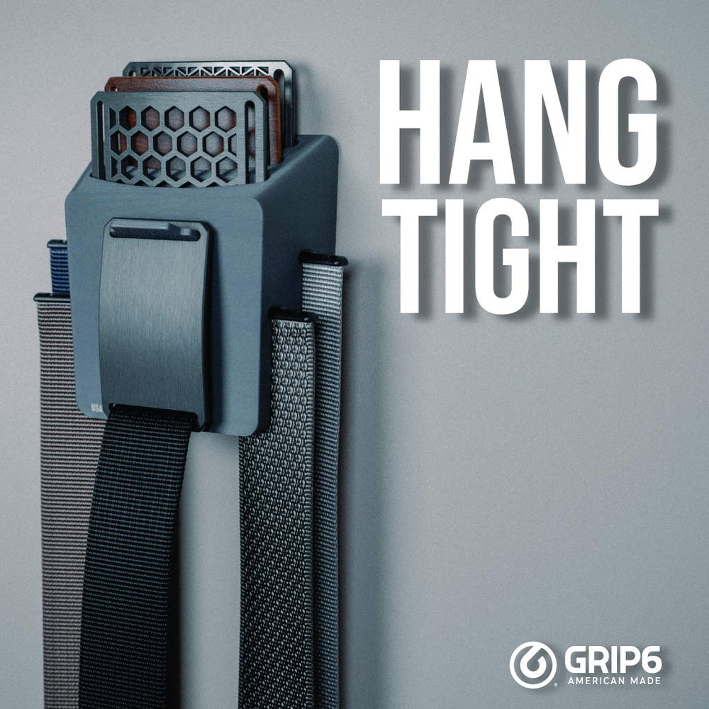 Efficient Belt Organizer – Wall-Mounted Storage Rack | GRIP6